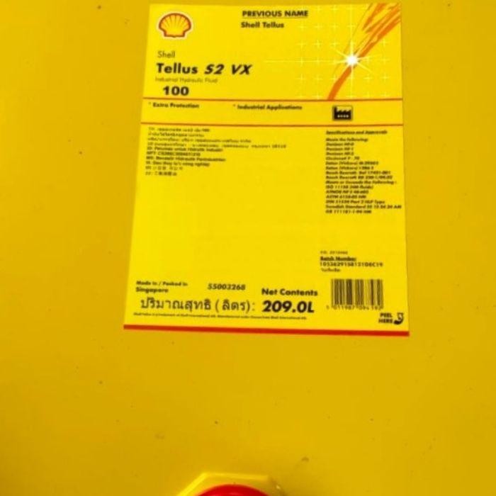 Jual OLI SHELL TELLUS S2 VX 100 / 209 LITER | Shopee Indonesia