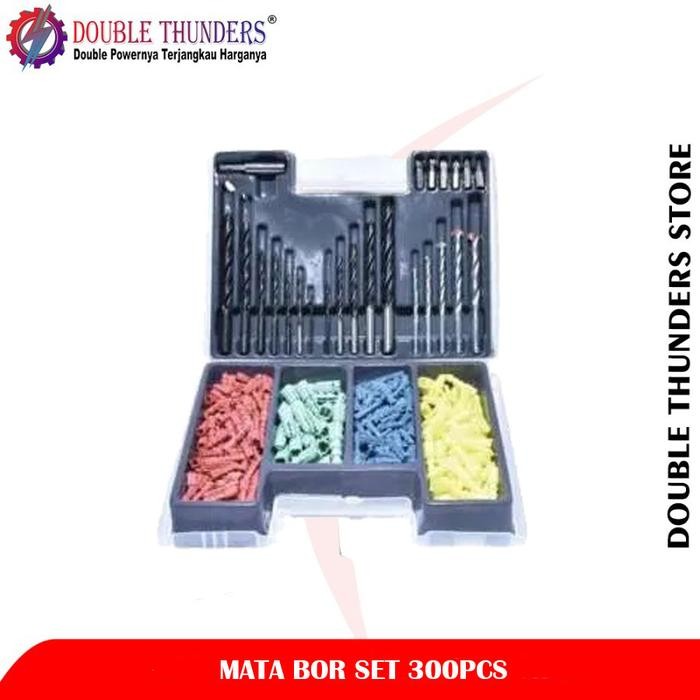 Jual Boscchh Indo - Dt Mata Bor Set 300Pc / Mata Bor Kayu + Besi ...