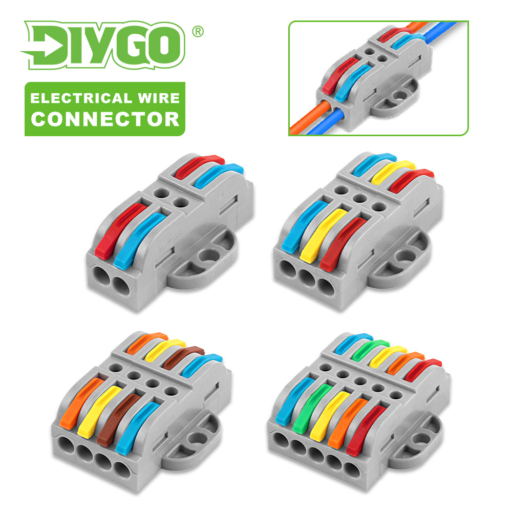 Jual NEW Electrical Wire Connector 2/3/4/5 Ports Multi Channel Docking ...