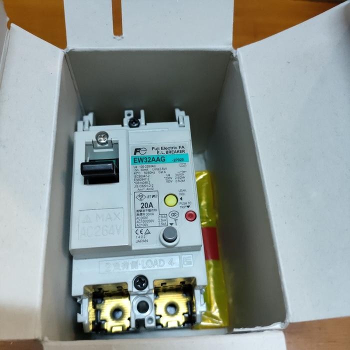 Jual ELCB Fuji EW32AAG EW 32 AAG 2POLE 10-30A 30MA FUJI ELECTRIC ...