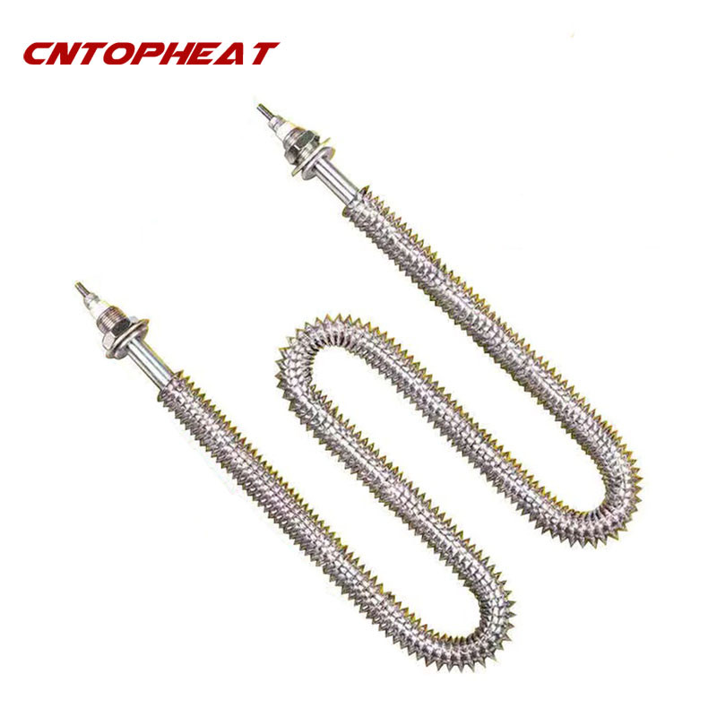 Jual 220v/380v Finned Heating Element M18 Tubular Air Fin Heater for ...