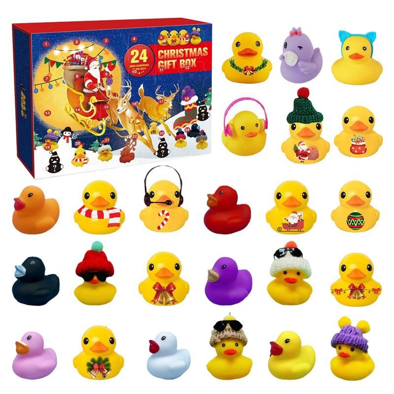 Jual Duck Advent Calendar Christmas Creative Rubber Duck Advent ...