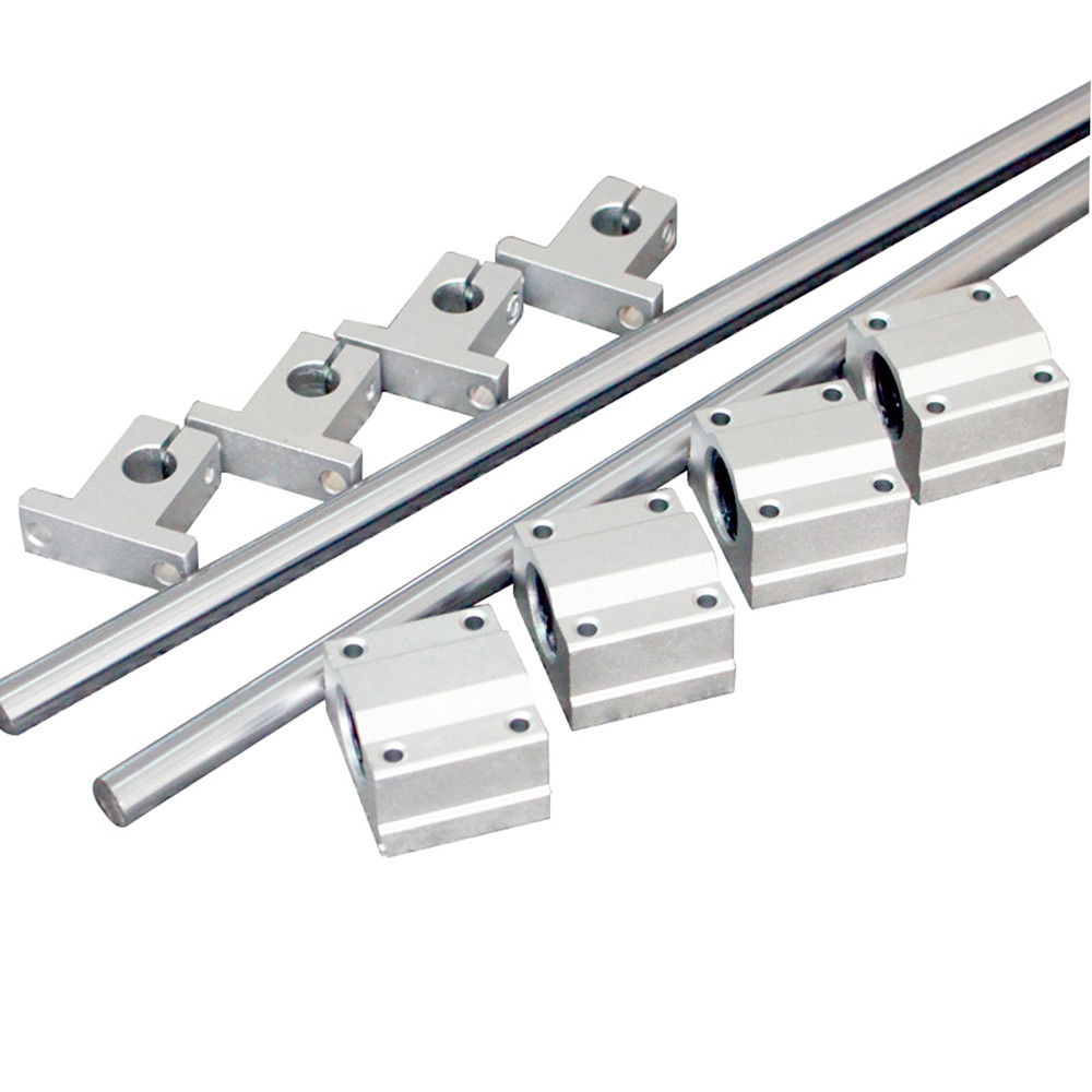 Jual Optical Axis Set OD8/10/12/16mm 300 400 500 600mm Linear Shaft ...