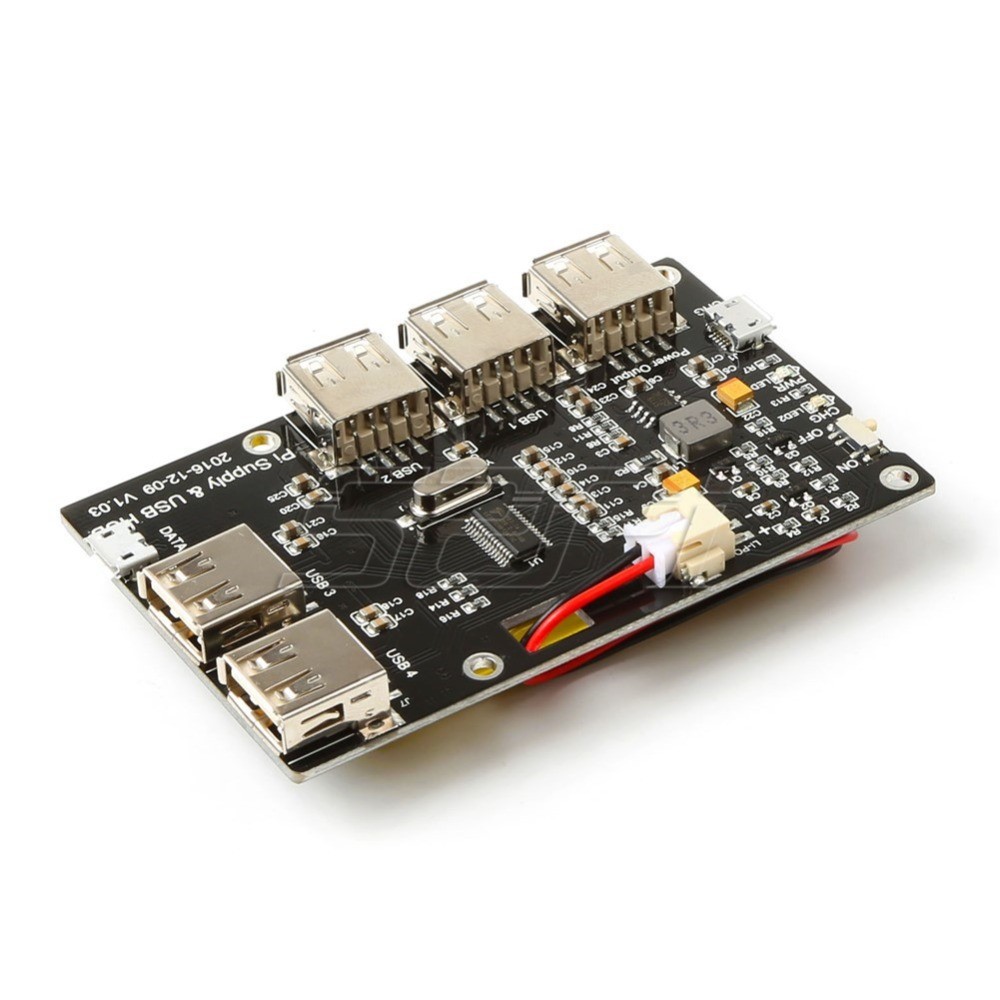 Jual rangerssa 52Pi Original! 5-Port 3800mAh USB 2.0 Hub Power Supply ...