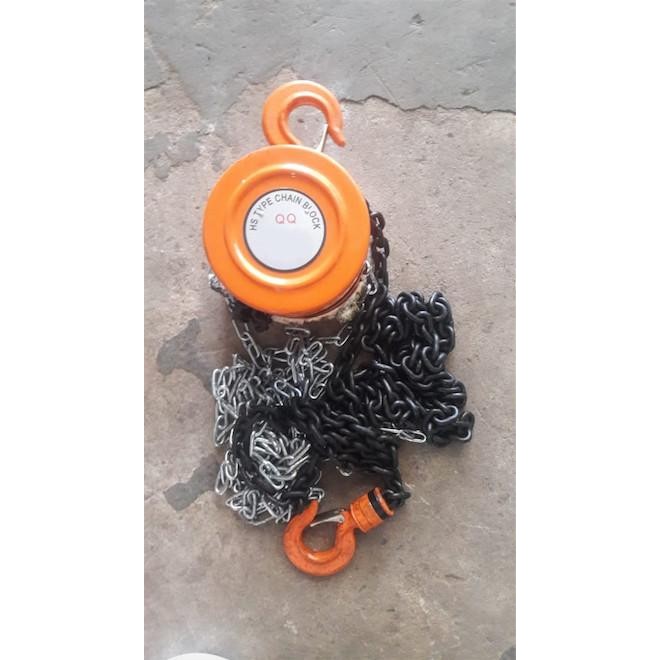 Jual CHAIN BLOCK TAKEL KATROL LIFTING BARANG 2 TON 5 METER EKONOMIS ...