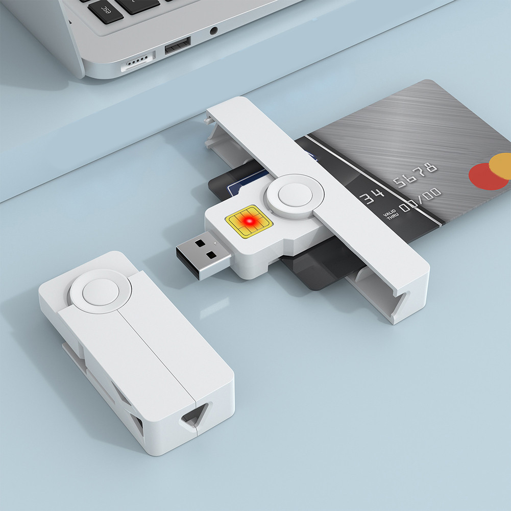 Jual Smart CAC Card Reader USB2.0 Type-C USB Common Access Tax ...