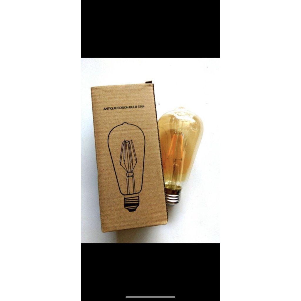 Jual New Lampu filament 4watt led / lampu cafe / lampu edison led 4watt ...