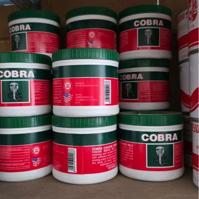Jual grease stempet cobra kaleng gemuk 0.45kg | Shopee Indonesia