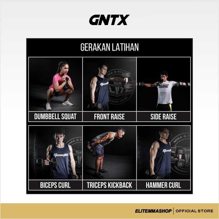Jual GENETIX FIT HEX Dumbbell 20KG (Pair) | Shopee Indonesia