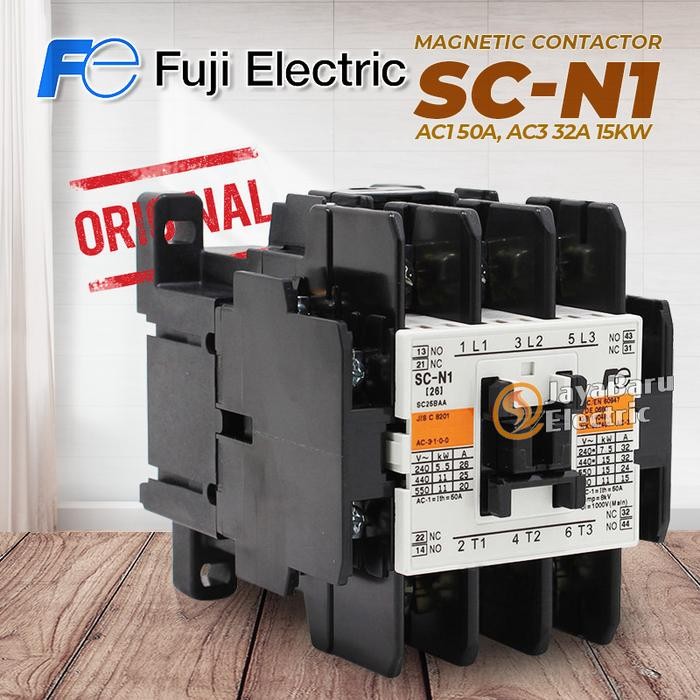 Jual FUJI Kontaktor / Contactor SC-N1 SCN1 110V 220V 380V AC Coil ...
