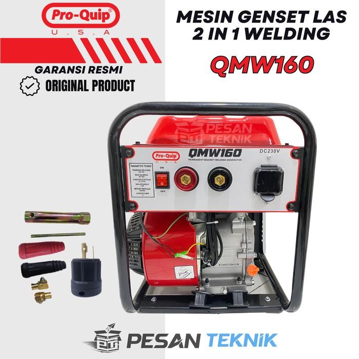 Jual Mesin Genset Las 2 IN 1 Welding Generator Las PROQUIP QMW160 ...