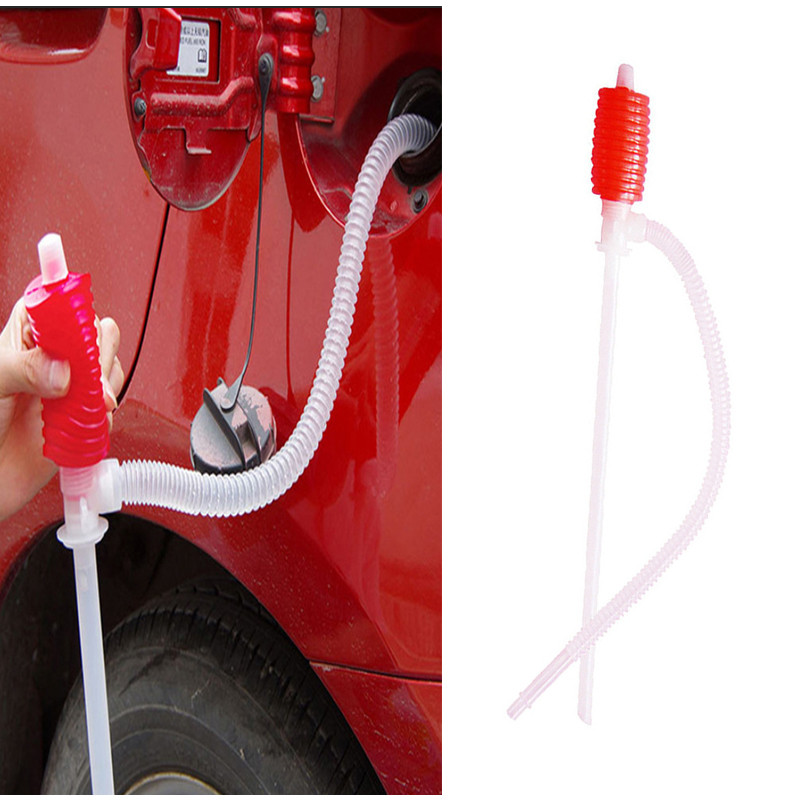 Jual 1/2PCS Plastic Fuel Suction Hose Manual Fuel Pump Car Emergency ...
