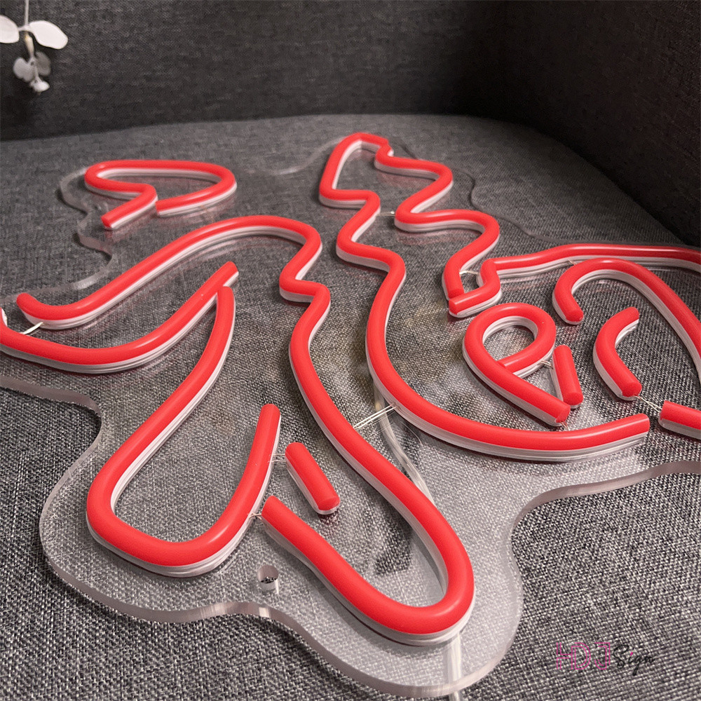 Jual Chinese Zhu Fu Xi Jiu Neon Sign For Wedding Blessing Home Lamps ...