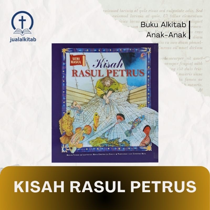 Jual Kisah Rasul Petrus - Buku Alkitab untuk Anak | Shopee Indonesia