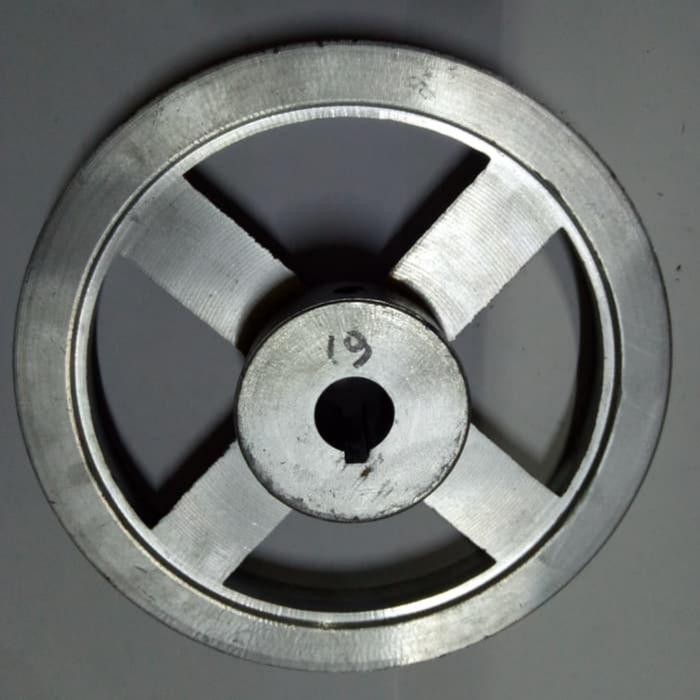 Jual pulley pully A1 7" inch as 19 mm puli alumunium | Shopee Indonesia