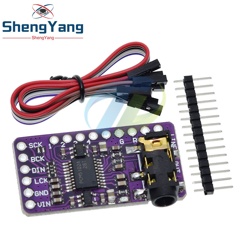Jual Interface I2S PCM5102A GY-PCM5102 I2S Player Module For Raspberry ...