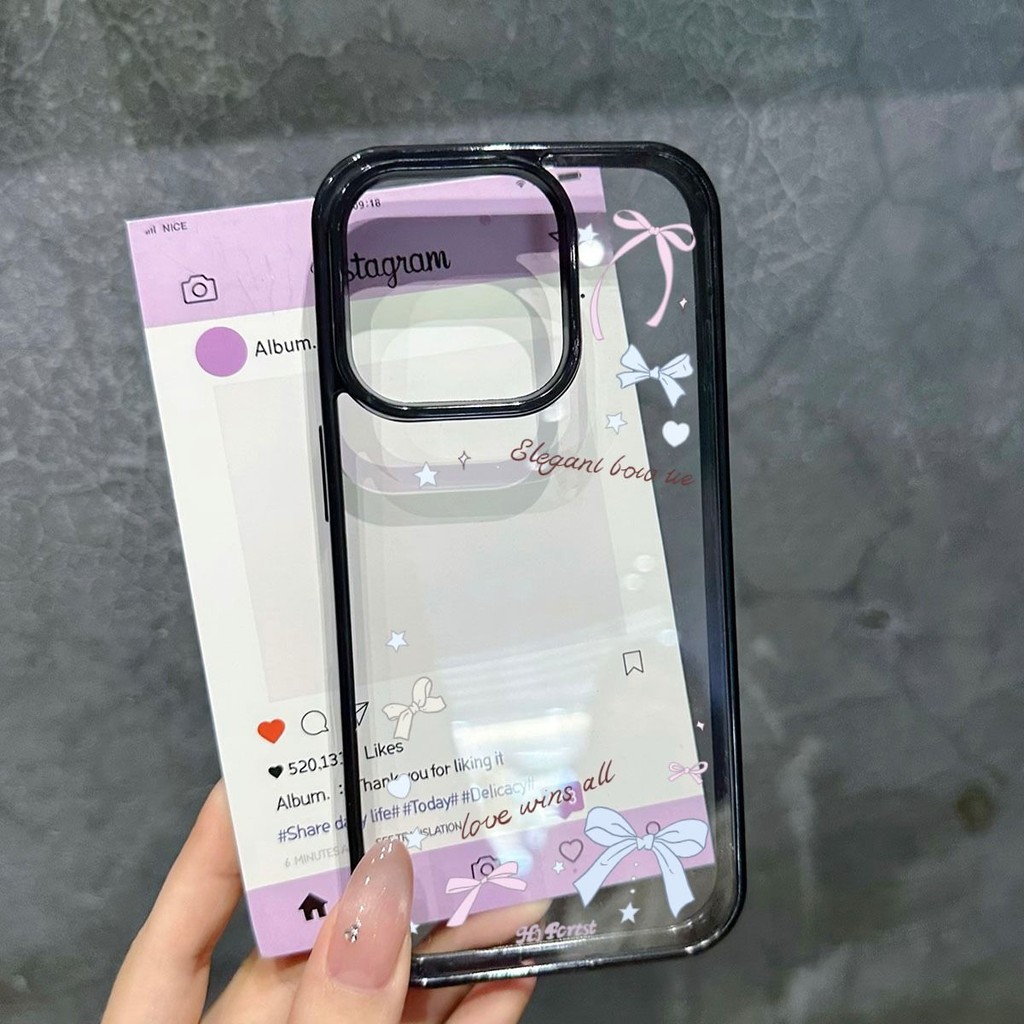 Jual Aesthetic Butterfly Ribbon Casing Oppo A5I A3X A3 A5 2025 A60 Reno ...