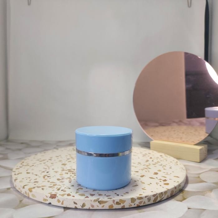 Jual Stok Baru pot krim pp rosa 10 gram biru pastel pot plastik ...