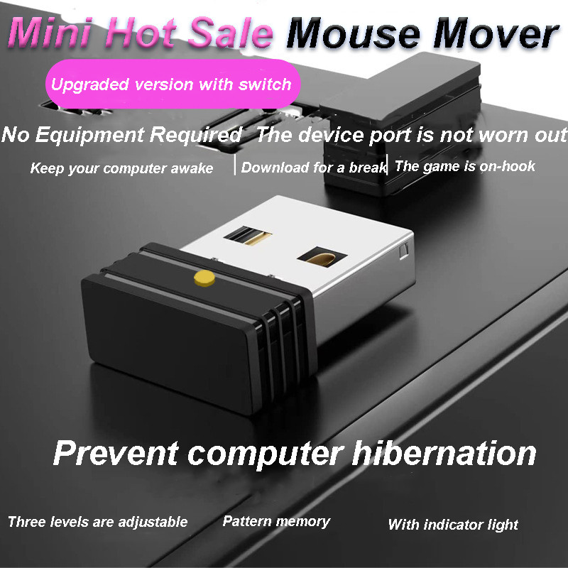 Jual Baru USB mouse handling with switch button, automatic mouse swing ...