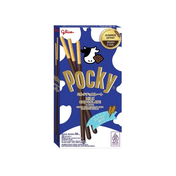 Jual GLICO POCKY MILK CHOCOLATE 39 GR | Shopee Indonesia