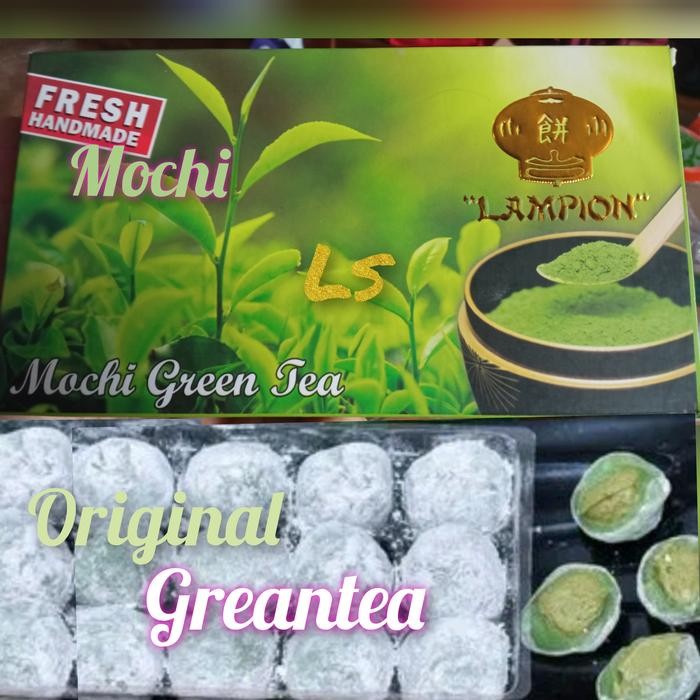 Jual r05n- Mochi Kaswari Sukabumi Lampion Kue Mochi Greentea | Shopee ...