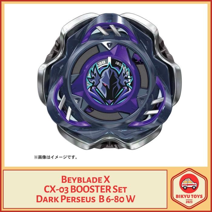Jual AnakPastiSuka- Beyblade X Cx-03 Dark Perseus Bump Ratchet 6-80 Bit ...