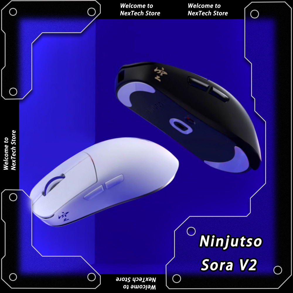 Jual Ninjutso Sora V2 Paw3395 Wireless Mouse 8K E-Sports Gaming Mouse ...