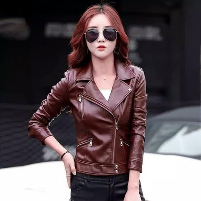 Jual ASLI Jaket Sintetis Wanita, Jaket Semi , Kulit Jaket Wanita Jaket ...
