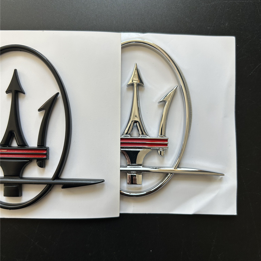 Jual IMPORT 2pc Car ABS Decals Sticker For Maserati Granturismo ...