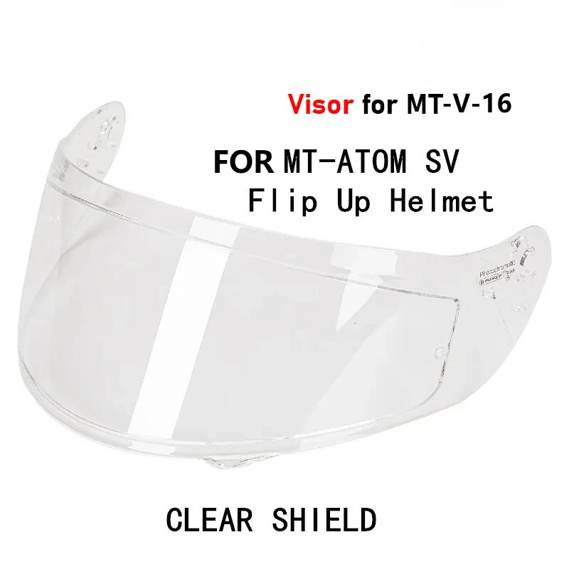 Jual Visor for MT-V-16 ATOM SV Helmet lens for MT Disposter Helmet ...