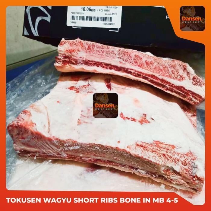 Jual Pilihan- Tokusen Wagyu Short Rib 7 Rib Loaf Full Rack 7 Iga Sapi ...