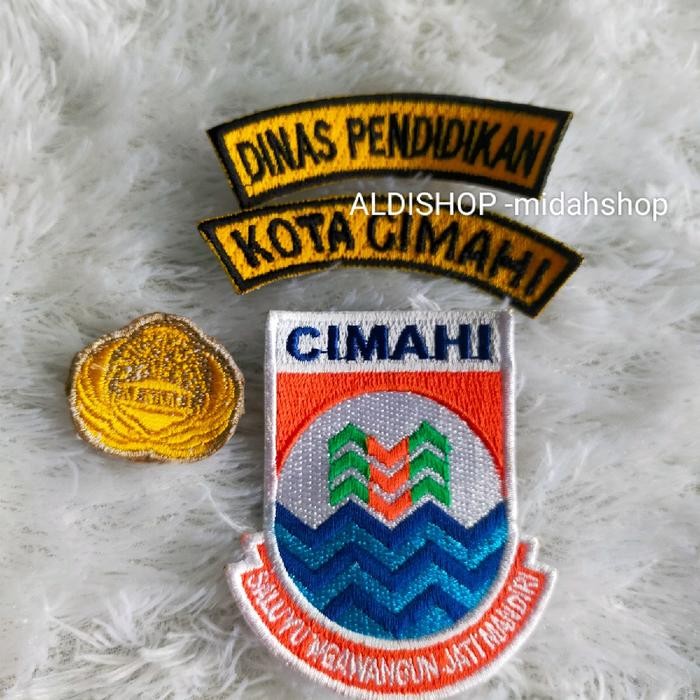 Jual LOGO KOTA CIMAHI SET DISPEN PLUS KORPRI BORDIR | Shopee Indonesia