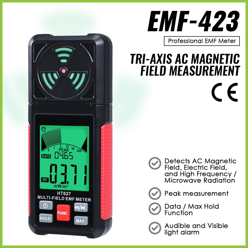 Jual Terbaik Portable Digital EMF Radiation Detector Multi-field ...
