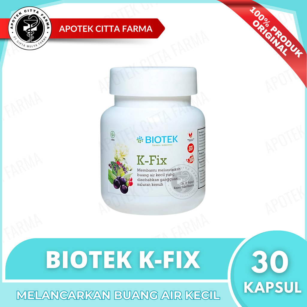 Jual BIOTEK K Fix Botol 30 Kapsul - Herbal Ekstrak Insulin & Herbal ...