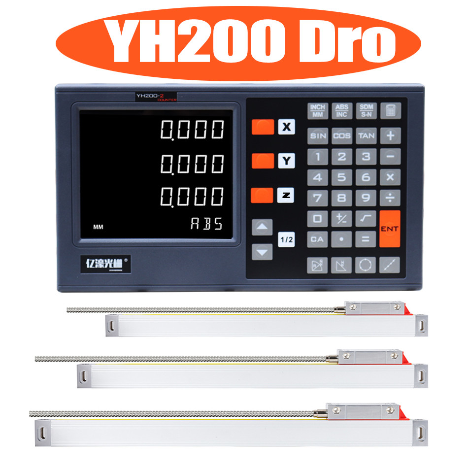 Jual Digital Readout Dro Set YH200 Display Linear Scale Kit Linear ...