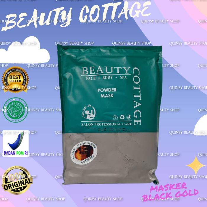 Jual masker beauty cottage black gold kemasan 1 kg | Shopee Indonesia