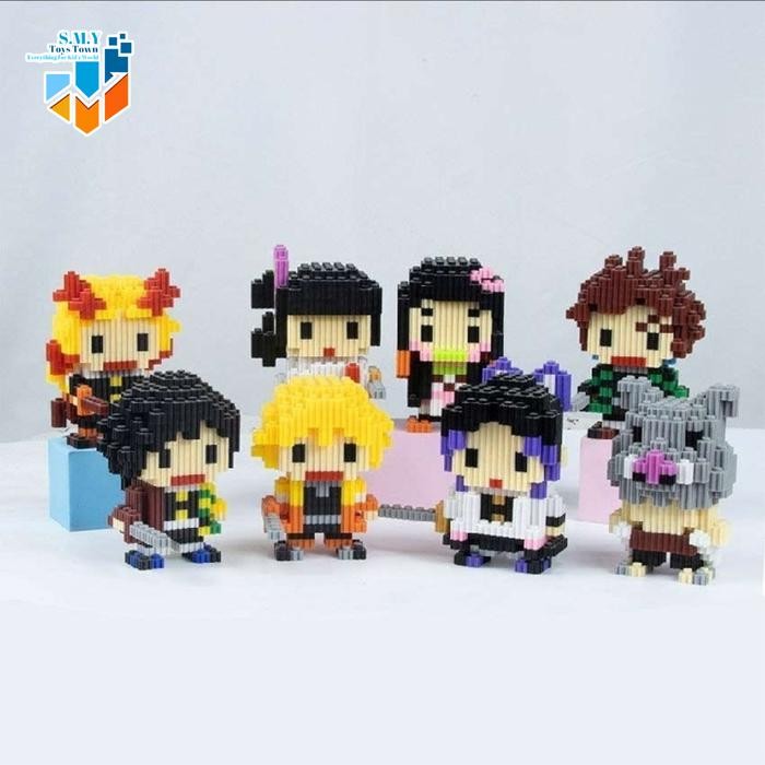 Jual SMY Nano Block Demon Slayer Mini Figure Mainan Anak Bricks ...