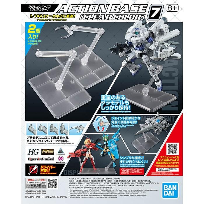 Jual Bandai Action Base 7 Clear Color Stand Model Kit | Shopee Indonesia