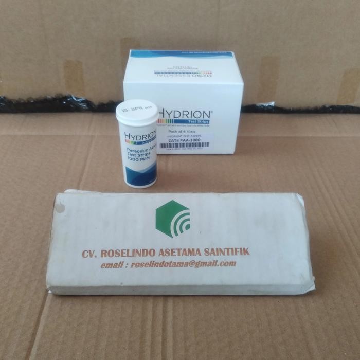 Jual Peracetic Acid (Paa) Test Strip 0-1000 Ppm Hydrion Paa-1000 ...