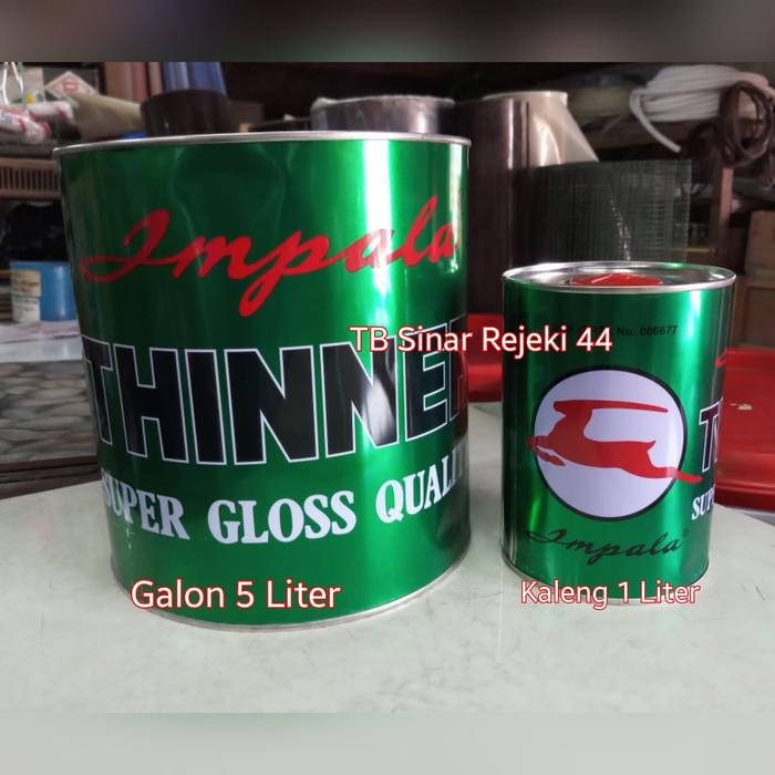 Jual Aquaproof Paint - Thinner Impala Galon 5 Liter Super Gloss Quality ...