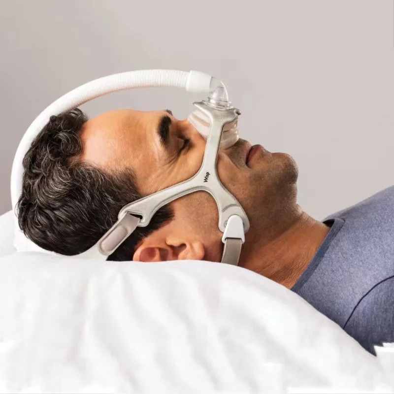 Jual Original Wisp Cpap Minimal Contact Nasal Mask With Headgear and SM ...