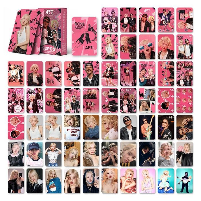 Jual 92PC LOMO CARD PHOTOCARD BLACKPINK ROSE BRUNO MARS APT ROSE APT ...