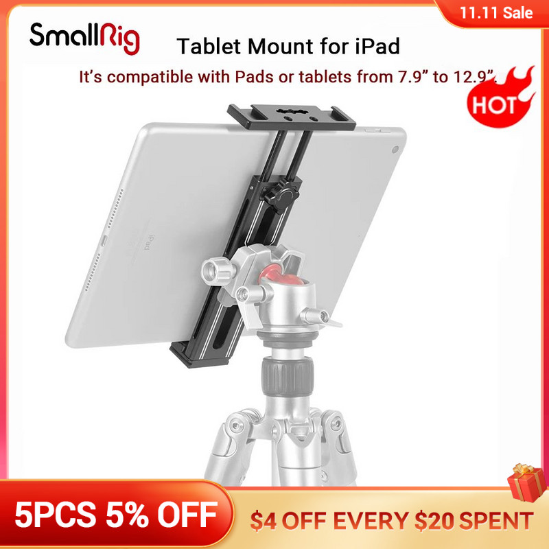 Jual SmallRig Holder for iPad Tripod Mount Adapter w/Plate for Acra ...