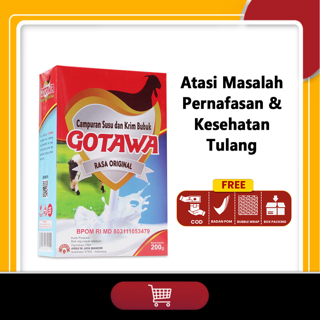 Jual Gotawa Susu Kambing Etawa Bubuk Rasa Original Rendah Gula Atasi ...