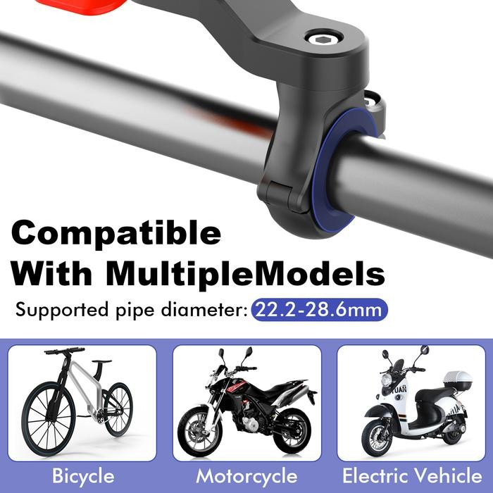 Jual Plug and Play Dengan Quadlock Motorcycle Mount Adaptor Head Arm ...