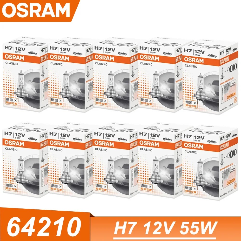 Jual OSRAM CLASSIC 64210 H7 12V 55W PX26d Standard Hi/lo Beam Car Lamp ...