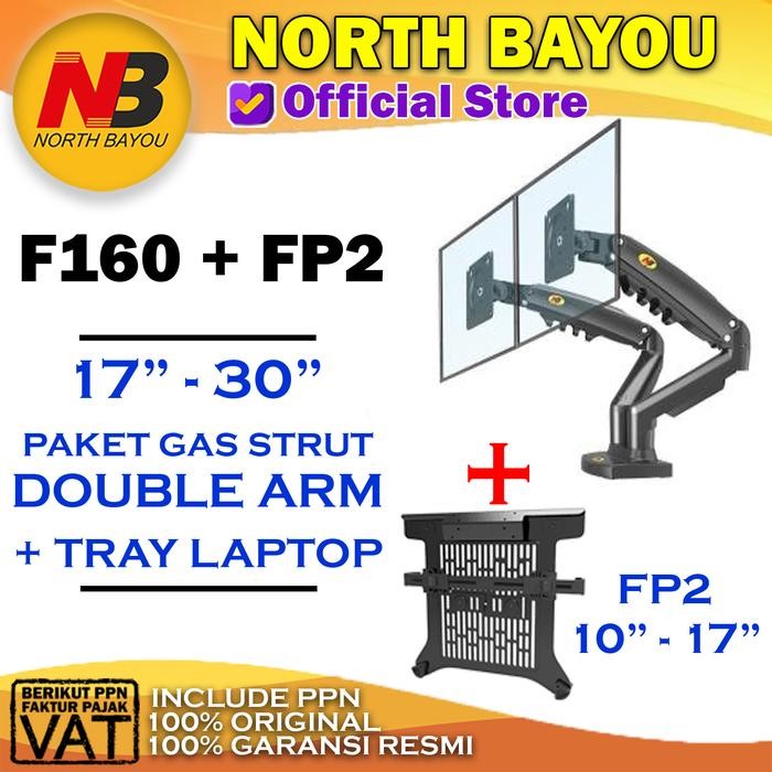 Jual rbxq- Paket Bracket Laptop Fp2 + F160 North Bayou Nb Breket Laptop ...