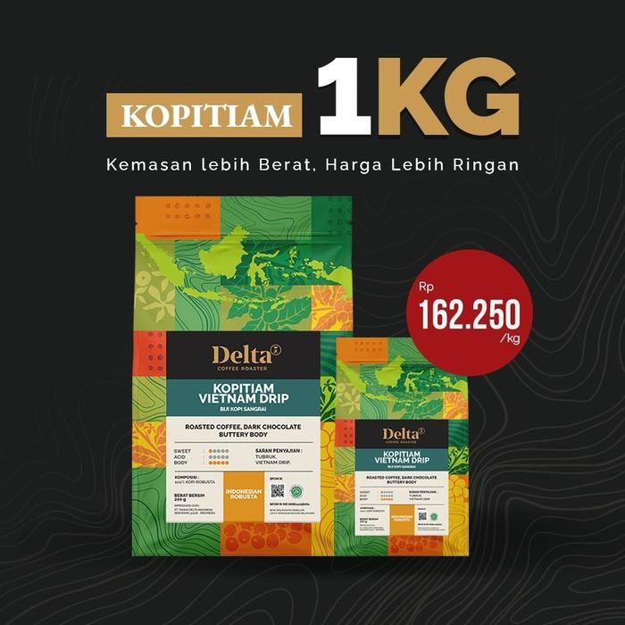 Jual PROMO !! Delta Coffee - Kopitiam Vietnam Drip Robusta Dark Roast ...