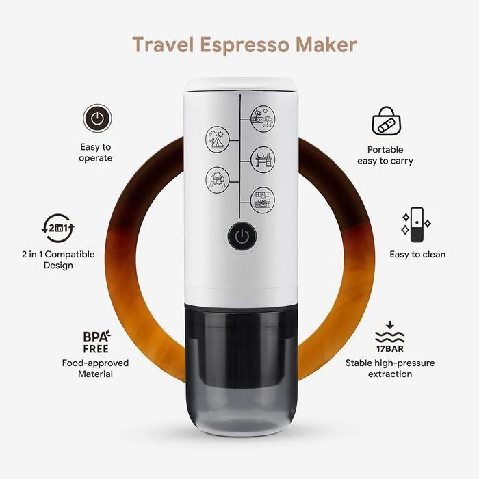 Jual HariPromo- Traveling Portable Nespresso Coffee Maker Icafilas ...