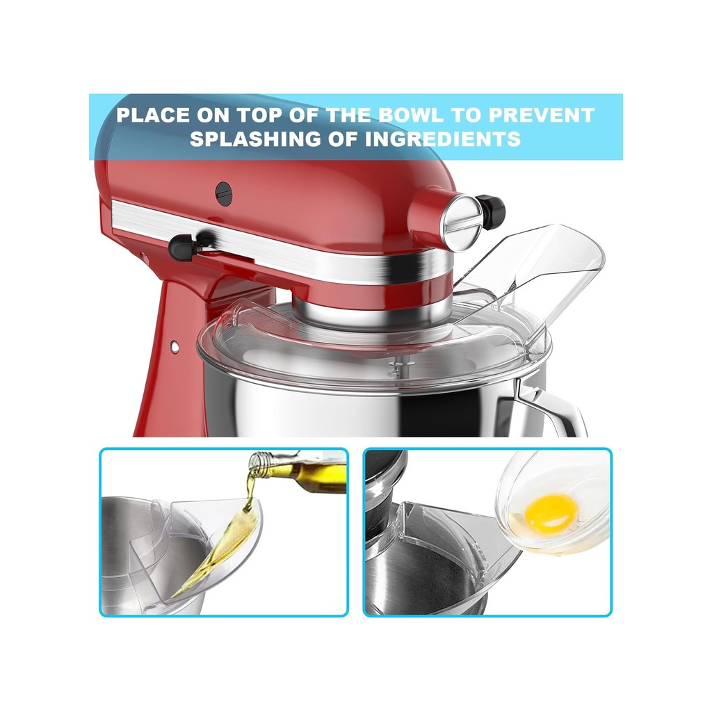 Jual Pouring Shield for Kitchenaid 5QT Bowl-Lift Stand Mixer - Splash ...